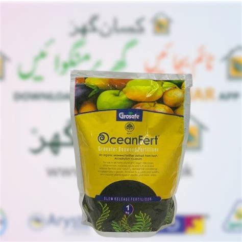 Oceanfert 1kg Granular Seaweed Fertiliser Made In New Zealand Organic