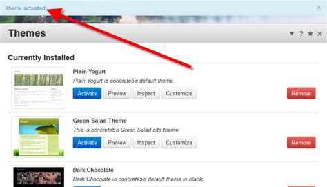 how to install a concrete5 theme manually web hosting hub