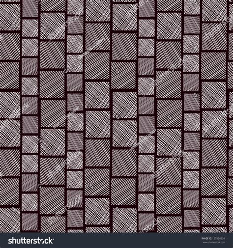 Abstract Seamless Linear Texture With Squares Endless Geometrical Pattern Template For Design