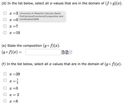 Solved Consider The Following Functions F X X And Chegg