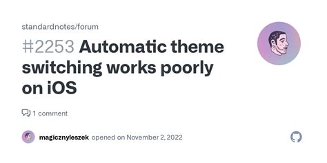 Automatic Theme Switching Works Poorly On Ios · Issue 2253