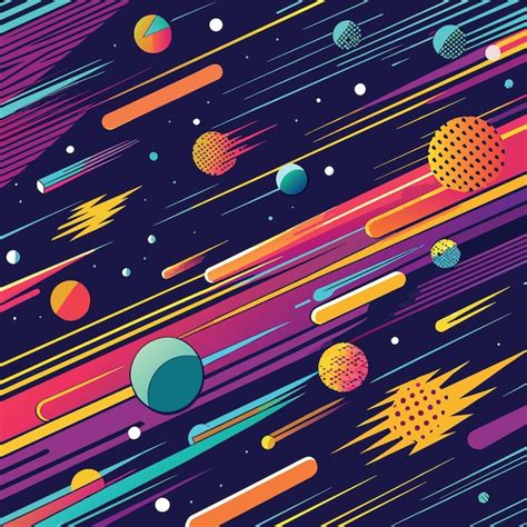 Speed Seamless Pattern Of Particles Moving Abstract Motion Background