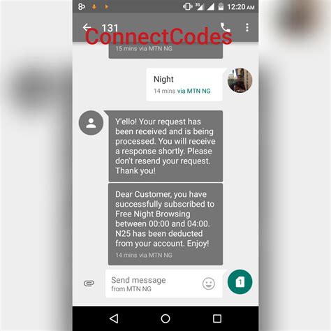 Mtn New Unlimited Browsing And Downloading ConnectCodes