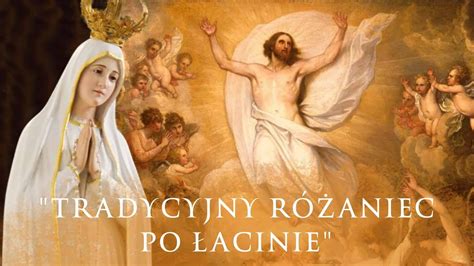 Różaniec święty po łacinie Tajemnica chwalebna YouTube