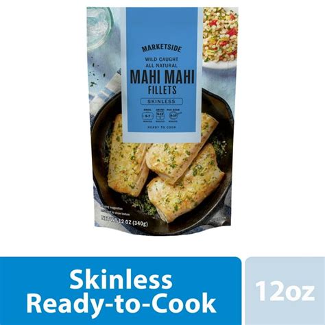 Marketside Frozen Wild Caught Mahi Mahi Fillets 12 Oz