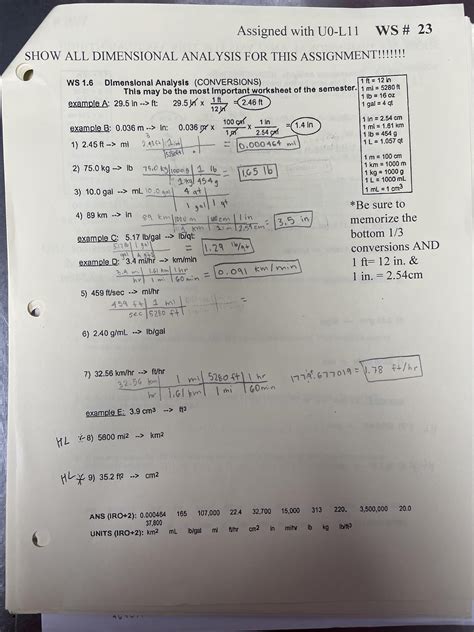 Grade 12 Chemistry Dimensional Analysis Rhomeworkhelp