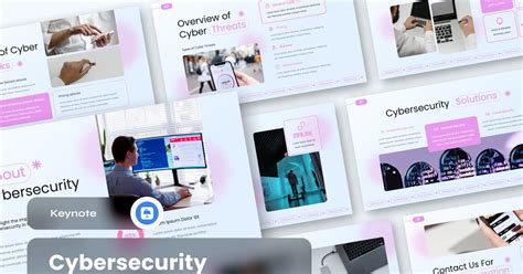 Шаблон презентации по кибербезопасности Keynote Шаблоны презентаций