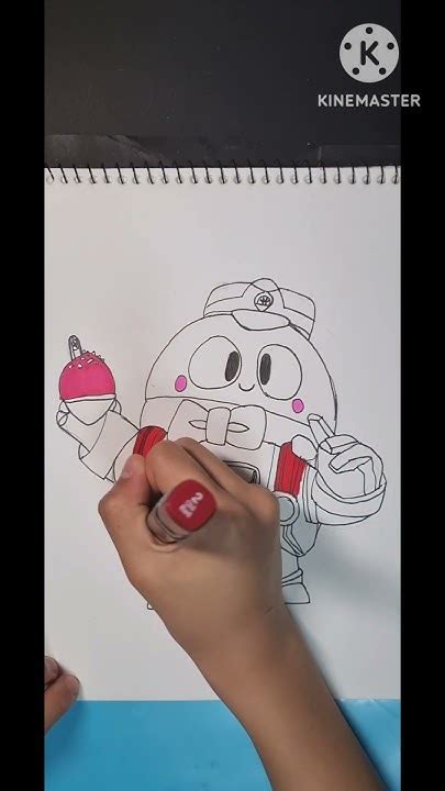 브롤스타즈 Drawing Art 초5 브롤스타즈 캐릭터 루 그리기 Youtube