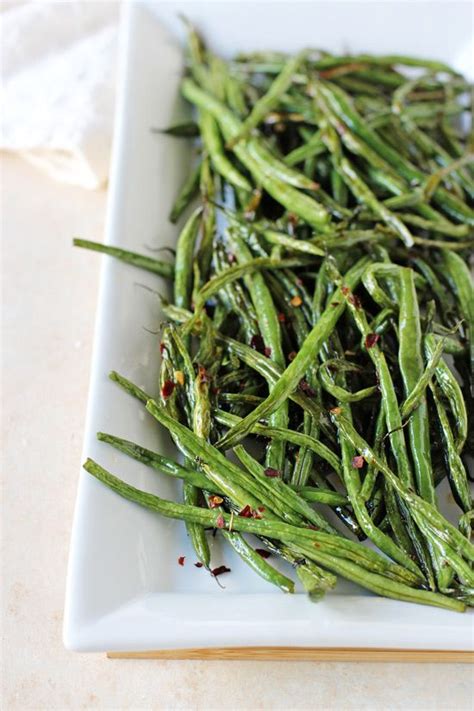 Sweet And Spicy Green Beans Cook Nourish Bliss Recipe Green Beans