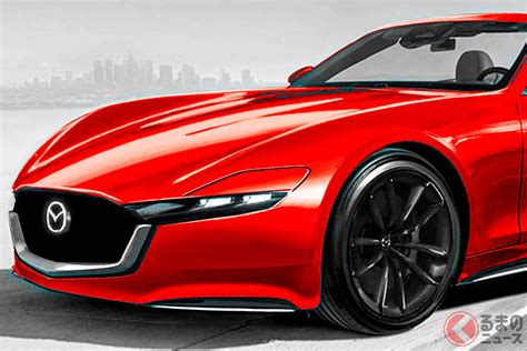 パカッと開くライト採用 マツダ次期型「ロードスター」をカーデザイナーが大胆予想！ 開発車両や匂わせコンセプトモデル登場に期待
