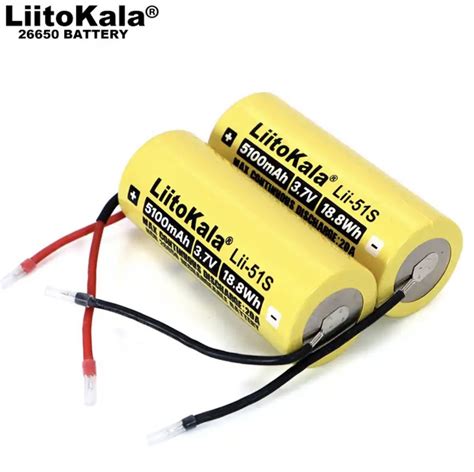 Аккумулятор высокотоковый Li-ion 26650 5100 mah 3.7V 20A: 165 грн ...