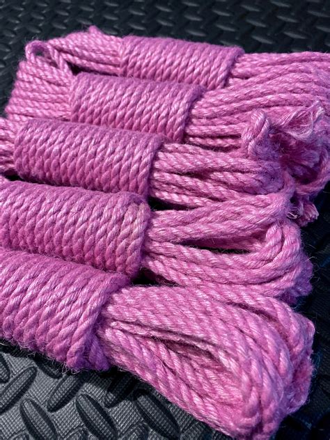 Pink Jute Rope Mm X M Length Red Rigger