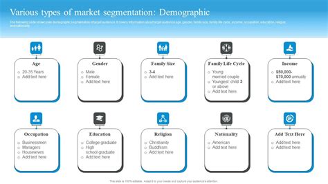 Market Evaluation Of IT Industry Various Types Of Market Segmentation Demographic Download PDF