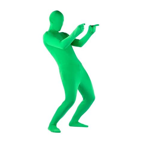 Stretchy Body Green Screen Suit Video Chroma Key Comfortable Background
