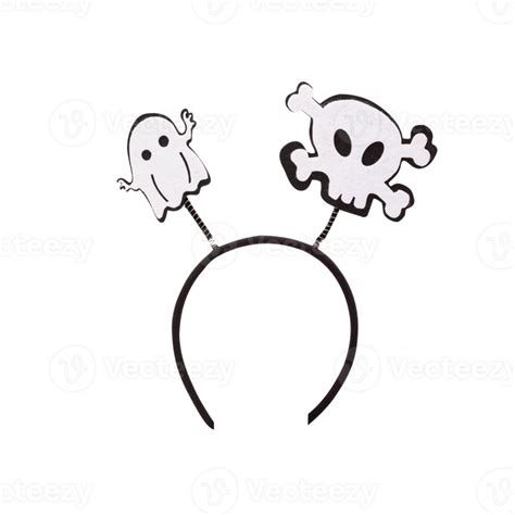 Halloween Ghost Headband Cutout Png File 27536614 Png
