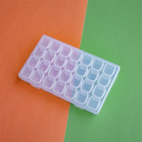 Diamond Box 28 Boxes Divided Tools Nail Jewelry Diy Packaging Box