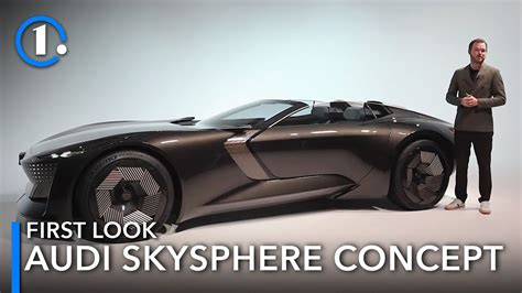 Audi Skysphere Concept First Look Up Close Details Youtube