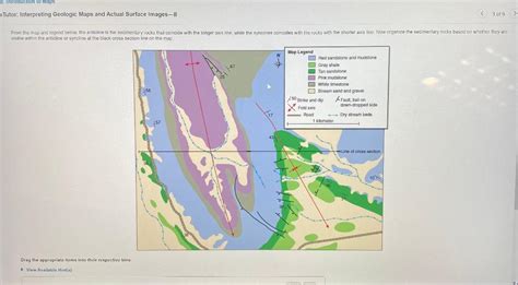 Solved Geo Tutor Interpreting Geologic Maps And Actual