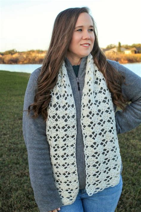 Lacy Crochet Scarf Pattern Two Brothers Blankets