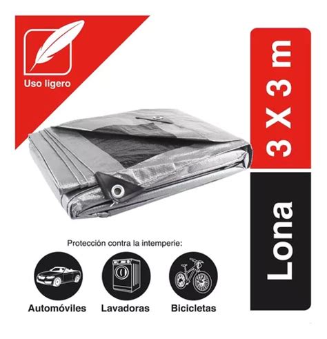Lona Santul Uso Rudo Reforzada Polietileno X M Color Gris MercadoLibre