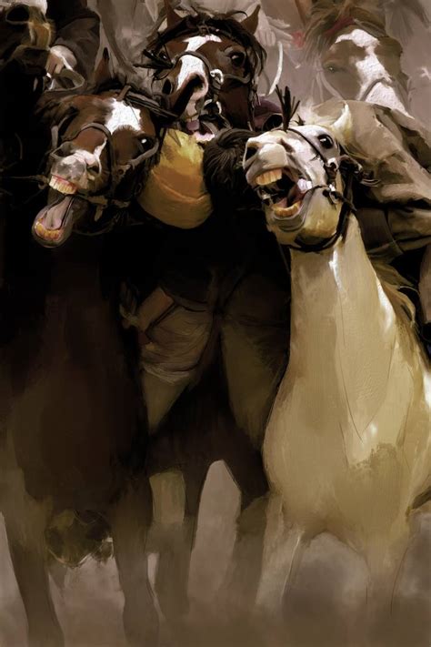 Buzkashi Fighting 0032 Painting By Gull G Saatchi Art