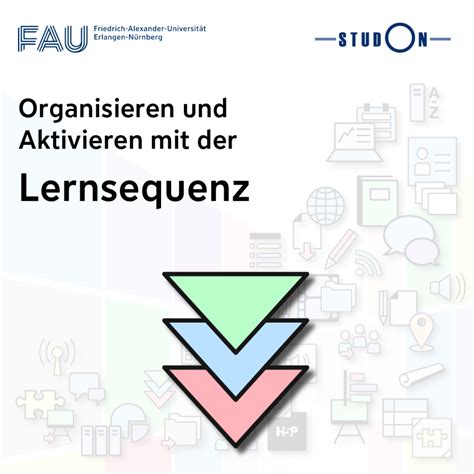 Studon Tooltime Organisieren Und Aktivieren Mit Der Lernsequenz Fau