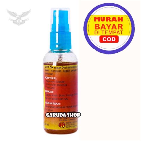 Jual AMPUH LEBIH AMPUH STOP DIX SPRAY SCABIES KUCING JAMUR KORENG OBAT LUKA INFEKSI KULIT GATAL