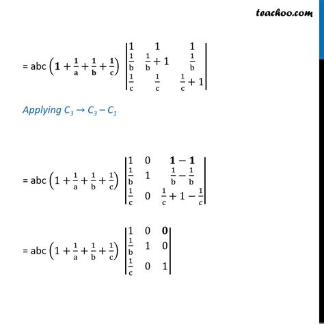 Question 11 Show That Determinant Abc 1 1a 1b 1c Abc