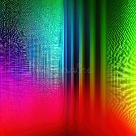 Illustration Of Abstract Background Of Colorful Spectrum With Bright