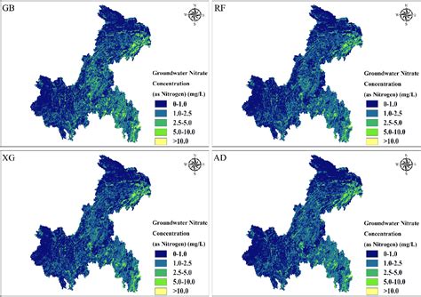 Figure 10 From Mapping Specific Groundwater Nitrate Concentrations From Spatial Data Using
