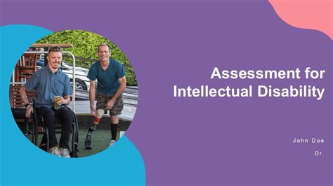 Assessment For Intellectual Disability Ppt Example Acp Ppt Template