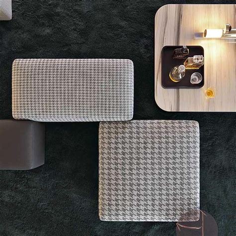 Damier Ottoman Minotti Studio Como