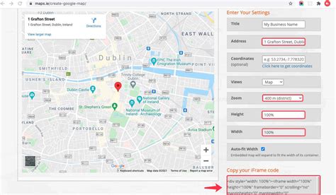 How To Create Google Maps By Iframe Codes 2 Steps SeaTheme