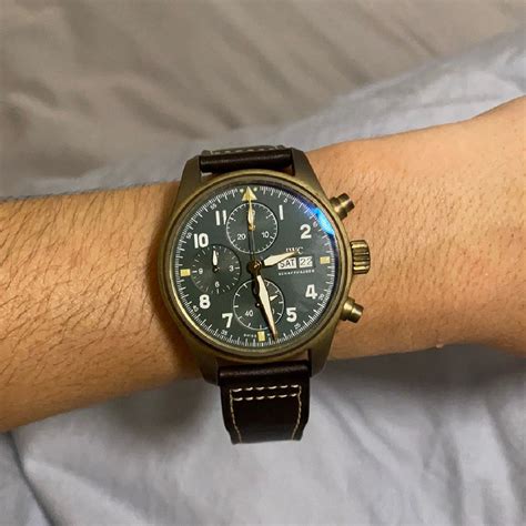 高清图iwc万国表飞行员喷火战机iw387902图片腕表之家