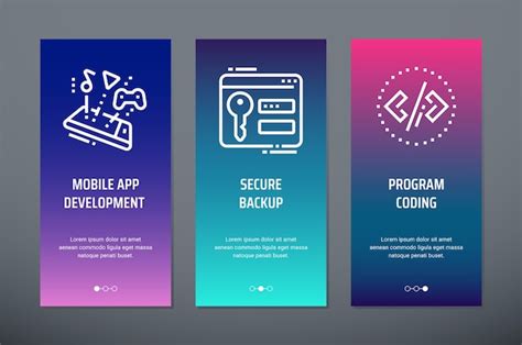 Desarrollo de aplicaciones móviles Vector Premium