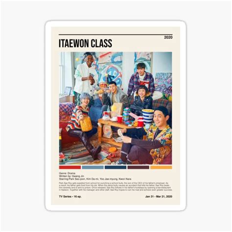 Itaewon Class 2020 Kdrama Sticker For Sale By Ladyppink Redbubble
