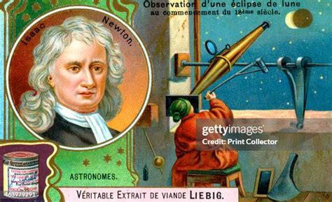 144 Sir Isaac Newton English Mathematician And Physicist 1727 Stock