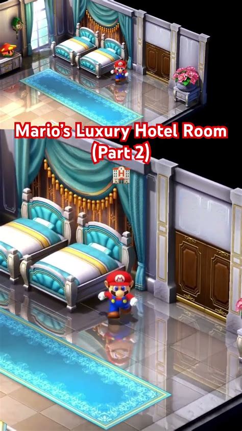 Marios Luxury Hotel Room Part 2🏨 Funnyshorts Supermariorpgremake