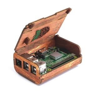 Raspberry Pi B B Flexpi Case Red Raspberry Etsy