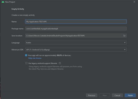 How To Create A Sample Android Application Apk That Can Be Used With