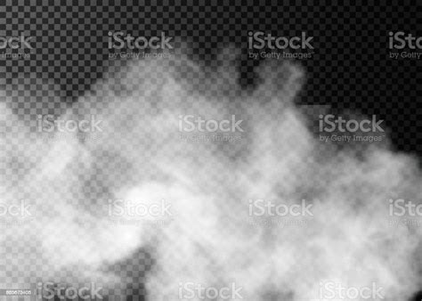 안개 또는 연기 고립 된 투명 한 특수 효과입니다 화이트 벡터 흐려 안개 또는 스모그 배경 벡터 일러스트 레이 션 연기 물리적 구조에 대한 스톡 벡터 아트 및 기타 이미지
