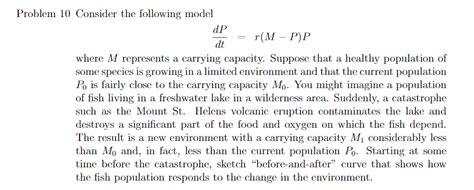 Problem Consider The Following Model DtdP R MP P Chegg Com