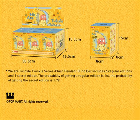 Pop Mart We Are Twinkle Twinkle Series Plush Pendant Blind Box Shopee