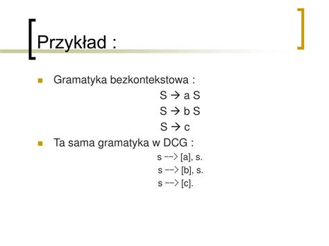 Ppt Prolog I Parsery Dcg Powerpoint Presentation Free Download