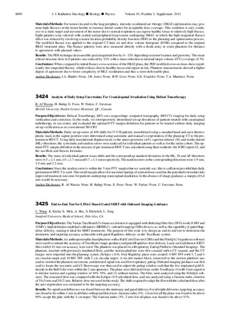Pdf Daily Setup Uncertainty Analysis For Craniospinal Irradiation