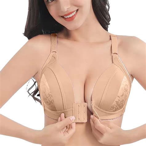 Women Deep Cup Bra Push Up Front Closure Bra Shapewear Sexy Underwear