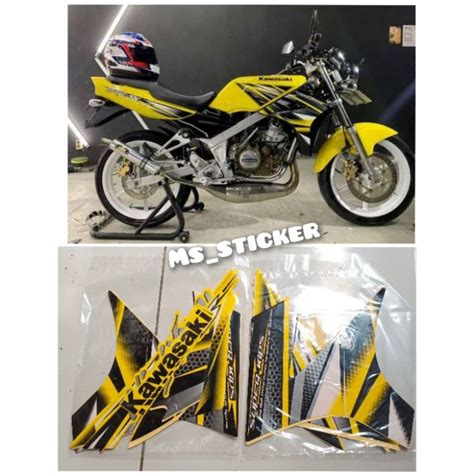 Sticker Striping Ninja Ss Kuning Lazada Indonesia