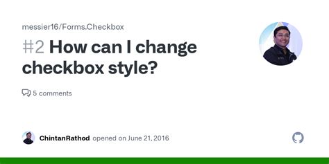 How Can I Change Checkbox Style Issue Messier Forms Checkbox GitHub