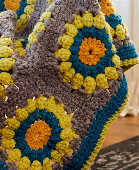 Crochet Motif Throw Premier Yarns