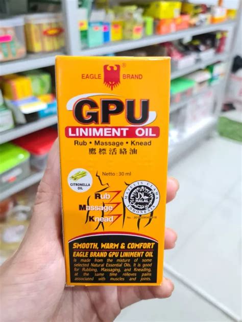 Minyak Gpu 30ml Sereh Minyak Urut Gpu Minyak Pijat Gpu Minyak